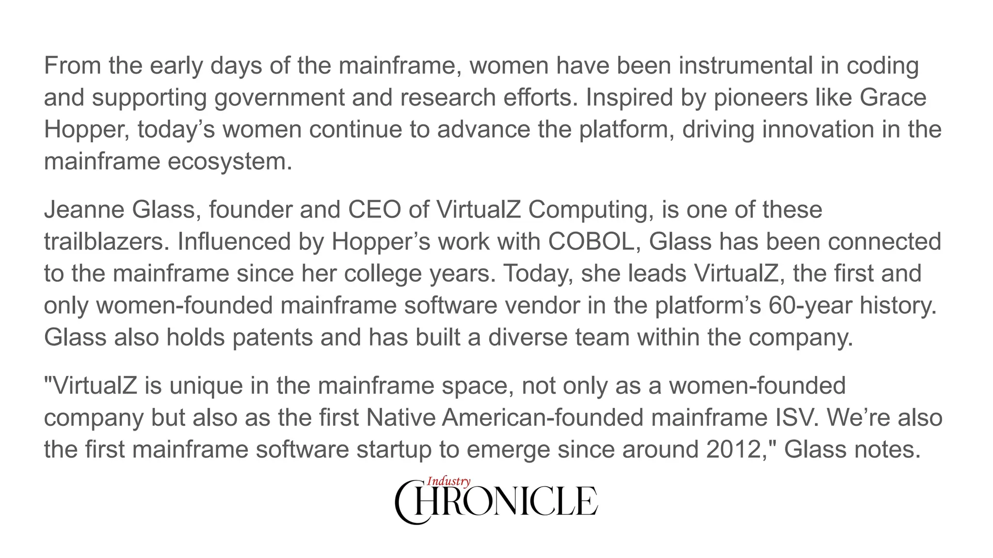 Women Are Making Mainframe History Today.pptx