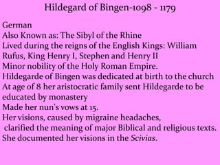 Women Artists Middle Ages-Neoclassism | PPTX