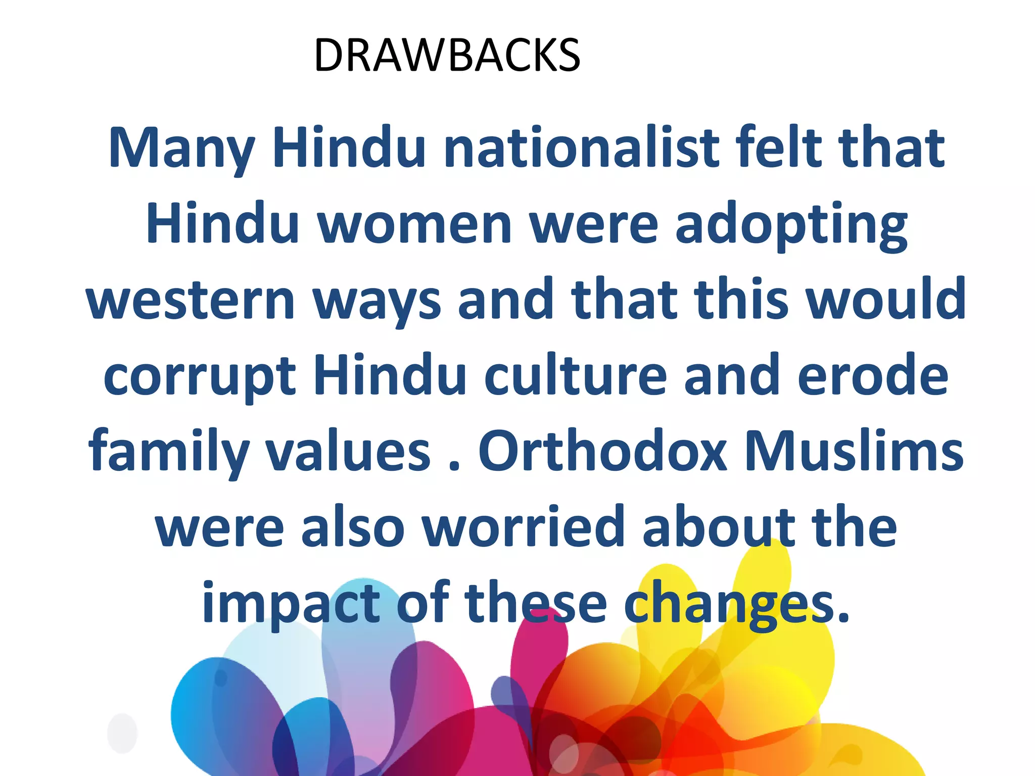 Women, Caste & Reforms, History class 8 CBSE | PDF