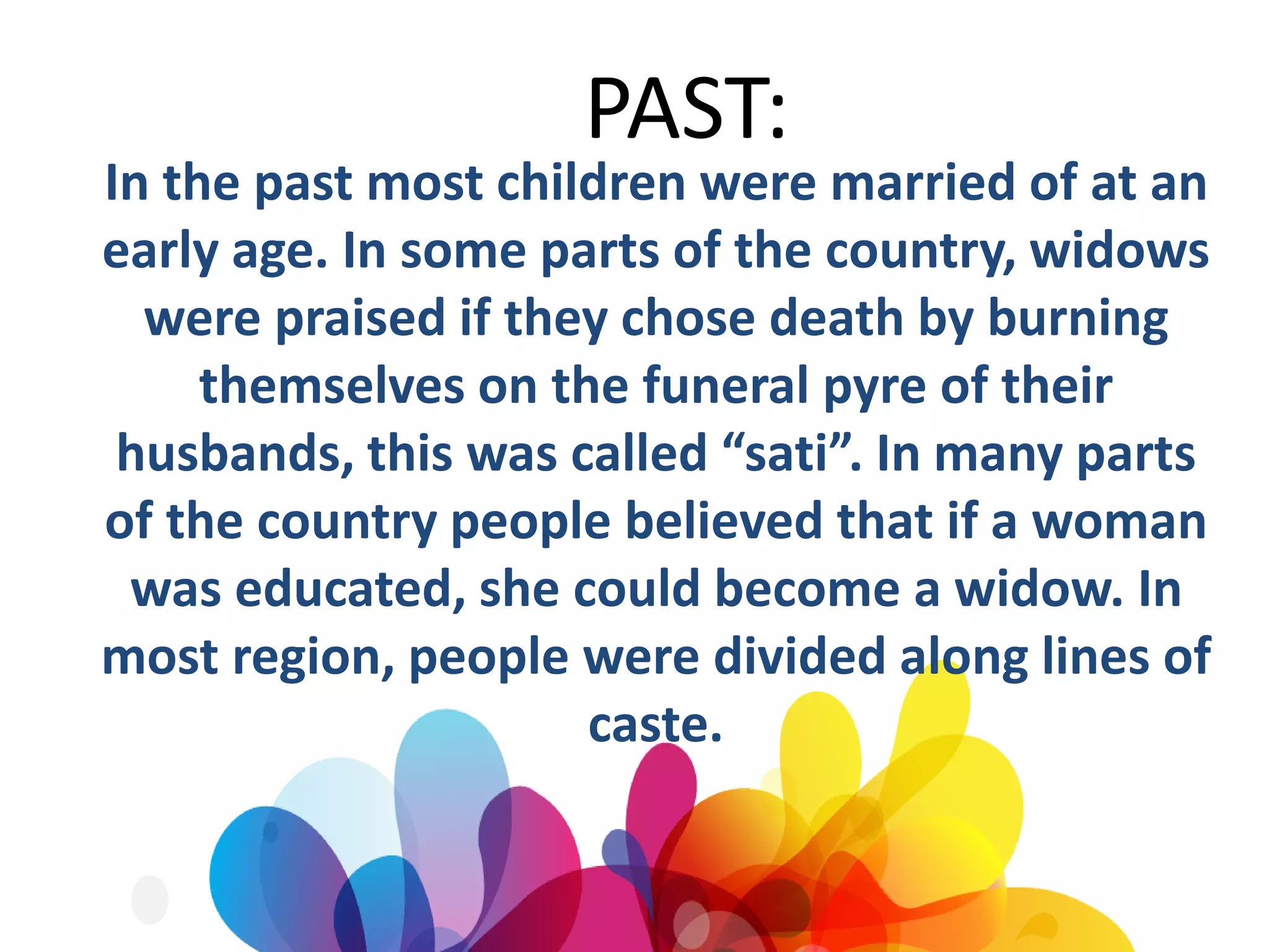 Women, Caste & Reforms, History class 8 CBSE | PDF