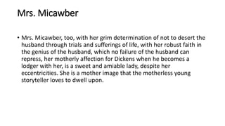 Women characters in "David Copperfield" by Charles Dickens | PPT