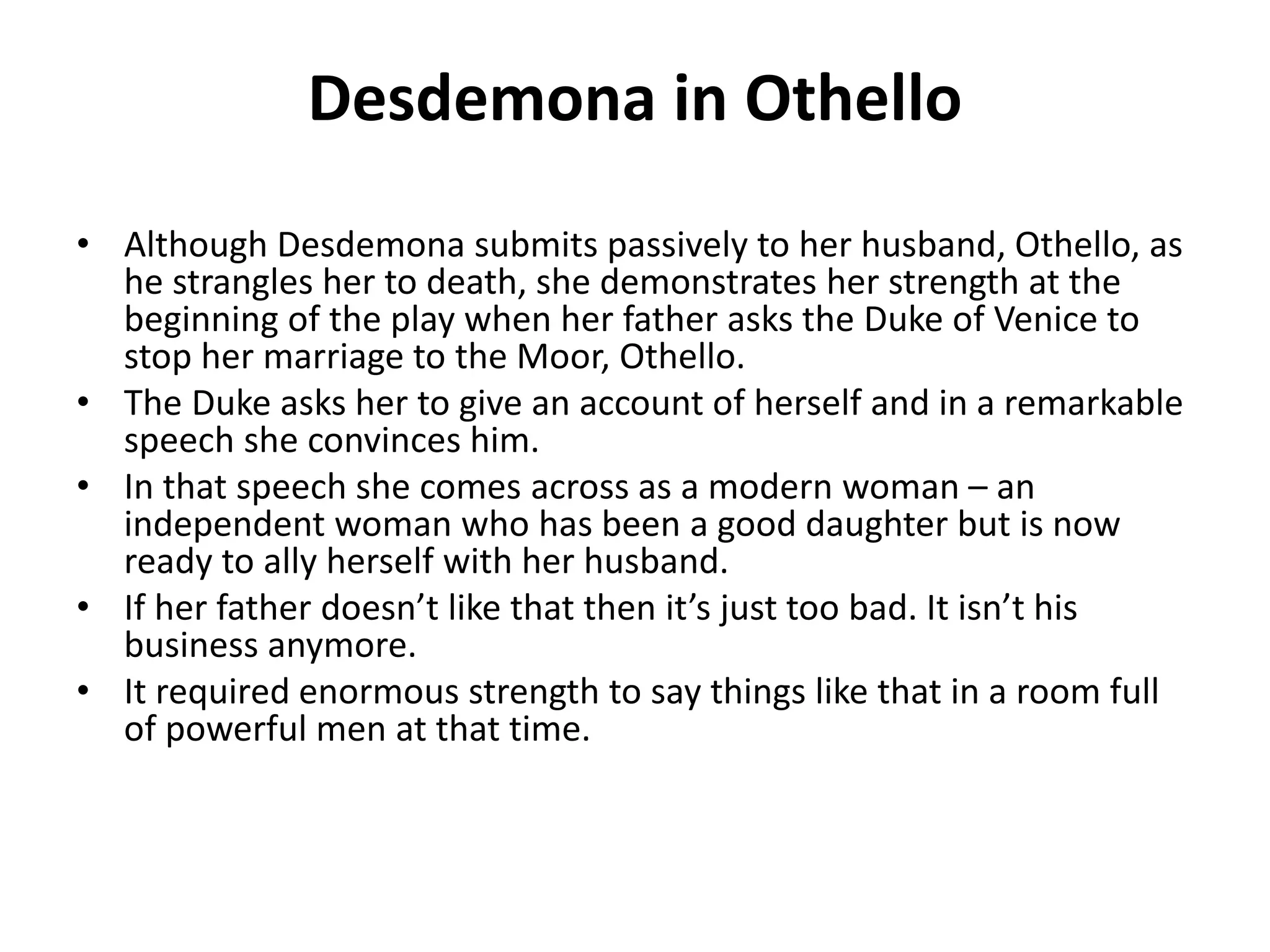 Women characters in Shakespeare's Play | PPTX
