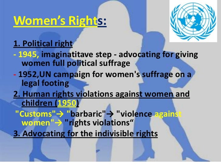 Women, development and the United Nations