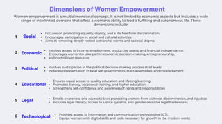 Women Development and Women Empowerment; Programs for Women Development ...