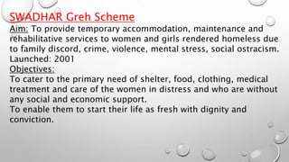 Women development programmes of india | PPTX