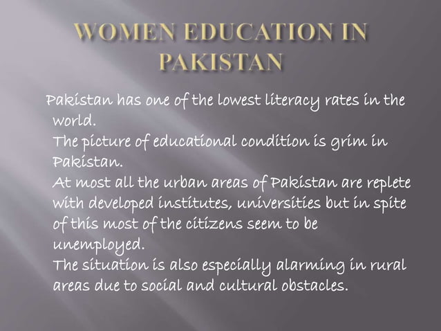 Women education | PPTX