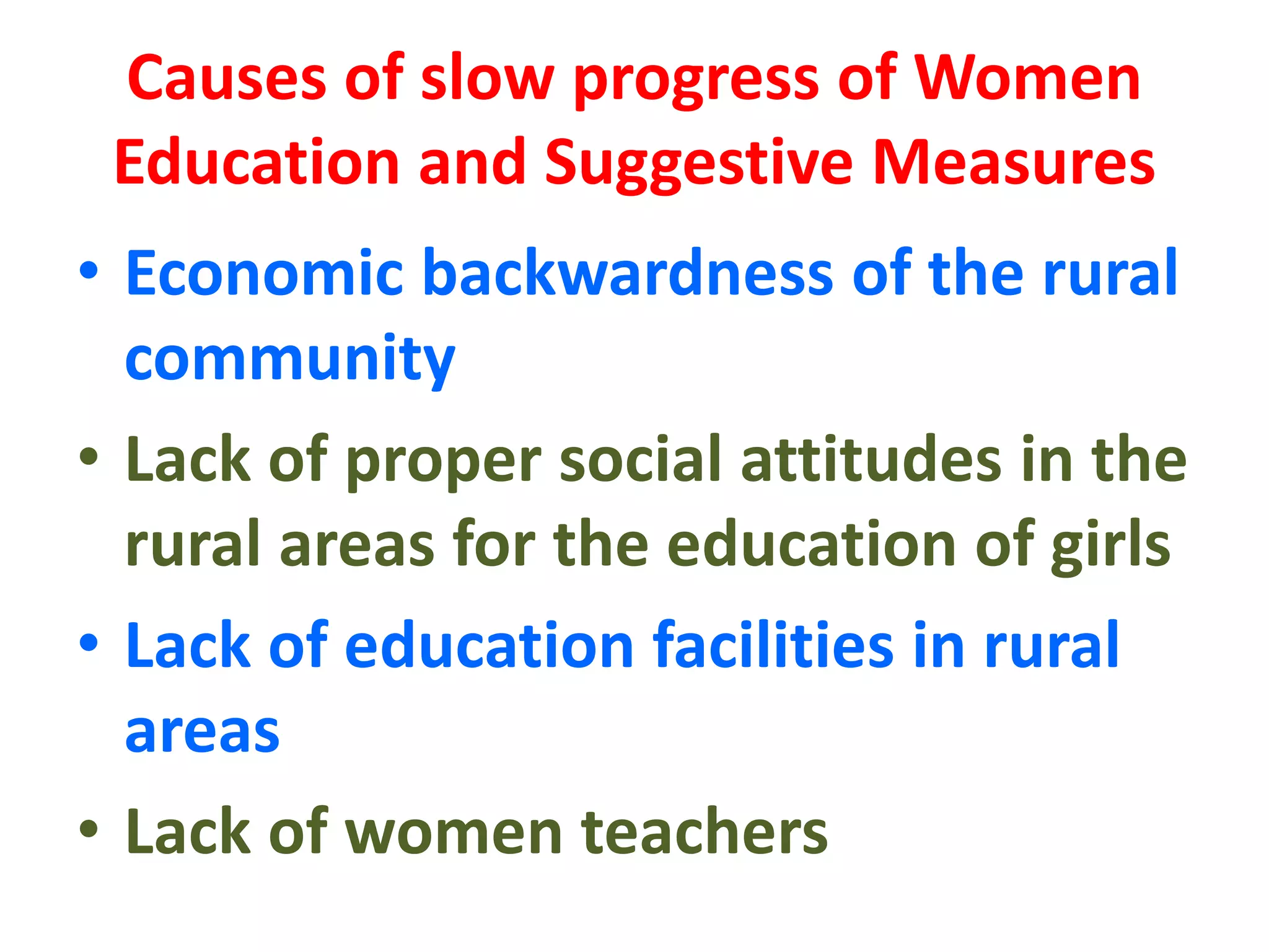 Women education | PPTX