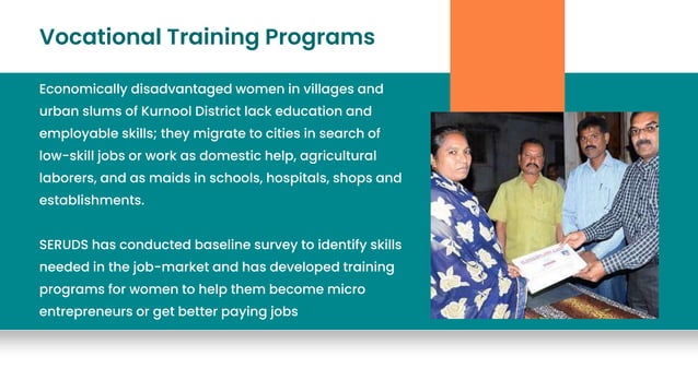 Women Education, Livelihood Training.pptx