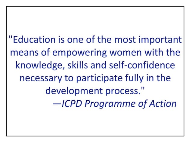 Women empowerment through education: Women Education | PDF