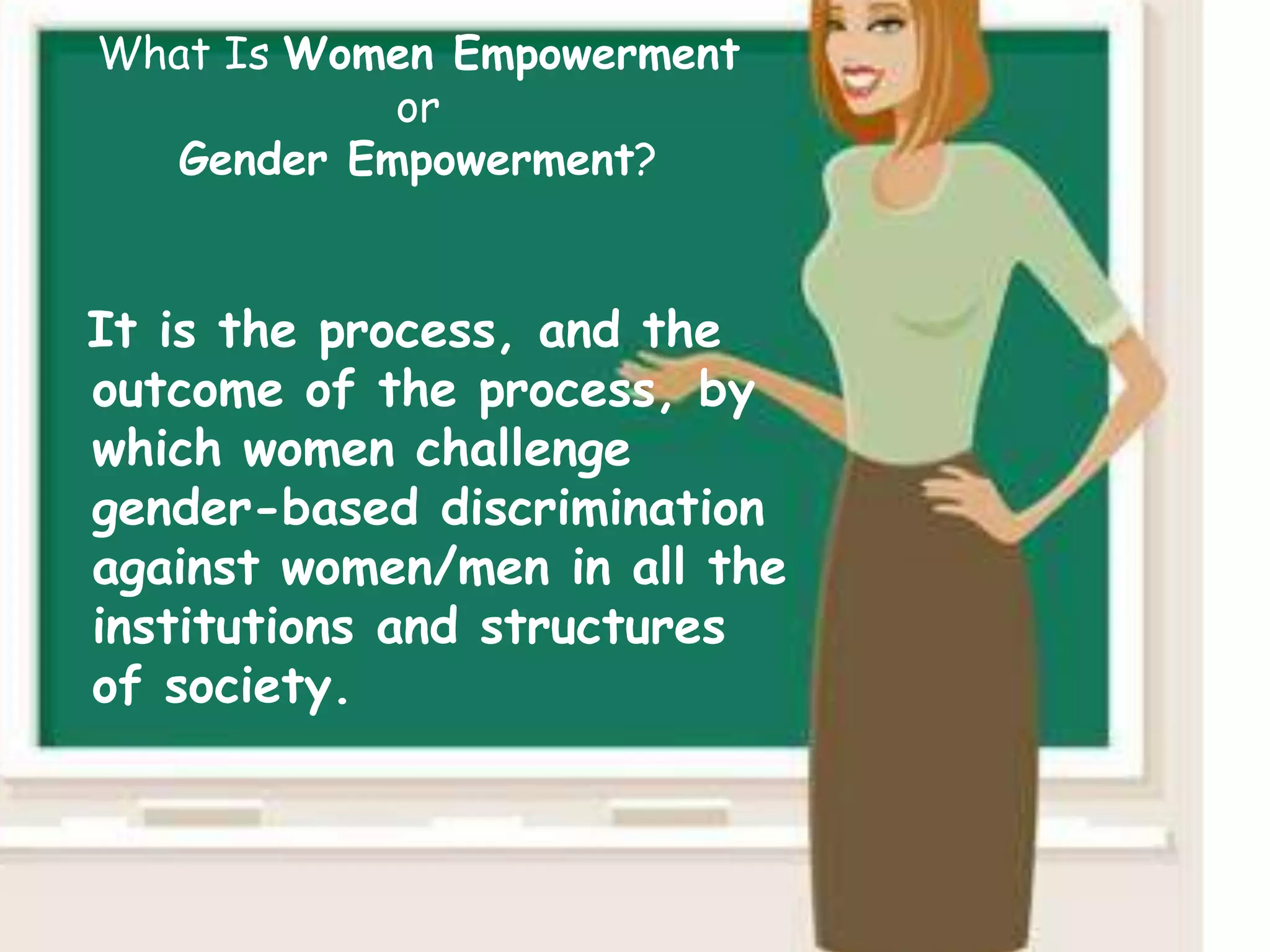A Presentation on Women Empowerment. | PPTX