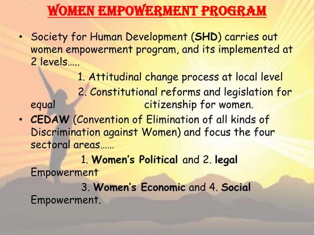 A Presentation on Women Empowerment. | PPTX