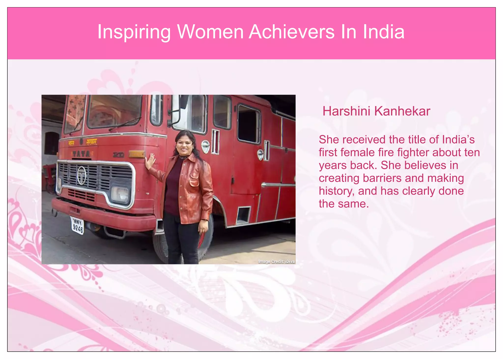 Inspiring Women Achievers In India | PDF