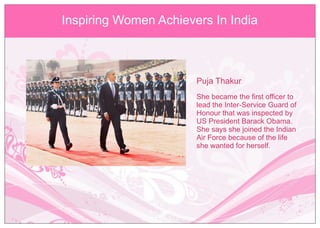 Inspiring Women Achievers In India | PDF
