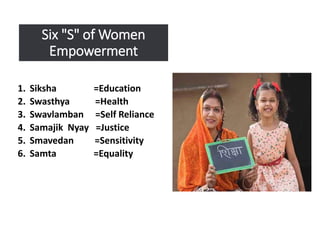 Women empowerment in india | PPTX | Women\'s Health | Healthy Living