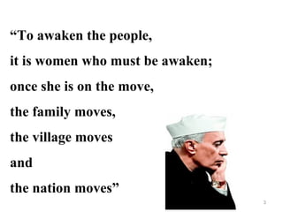 Women empowerment through distance education | PPT