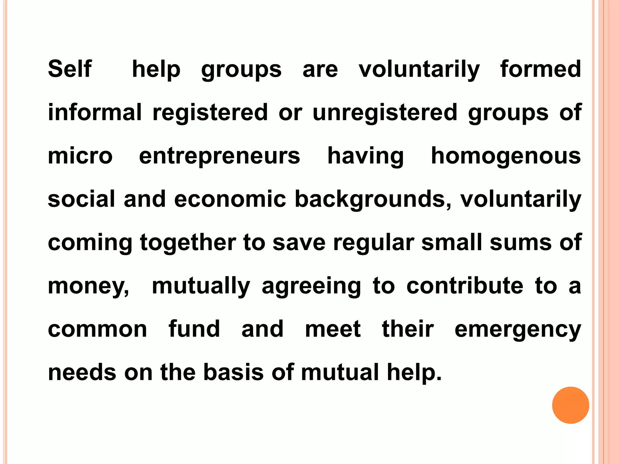 Women empowerment through self help groups | PPTX