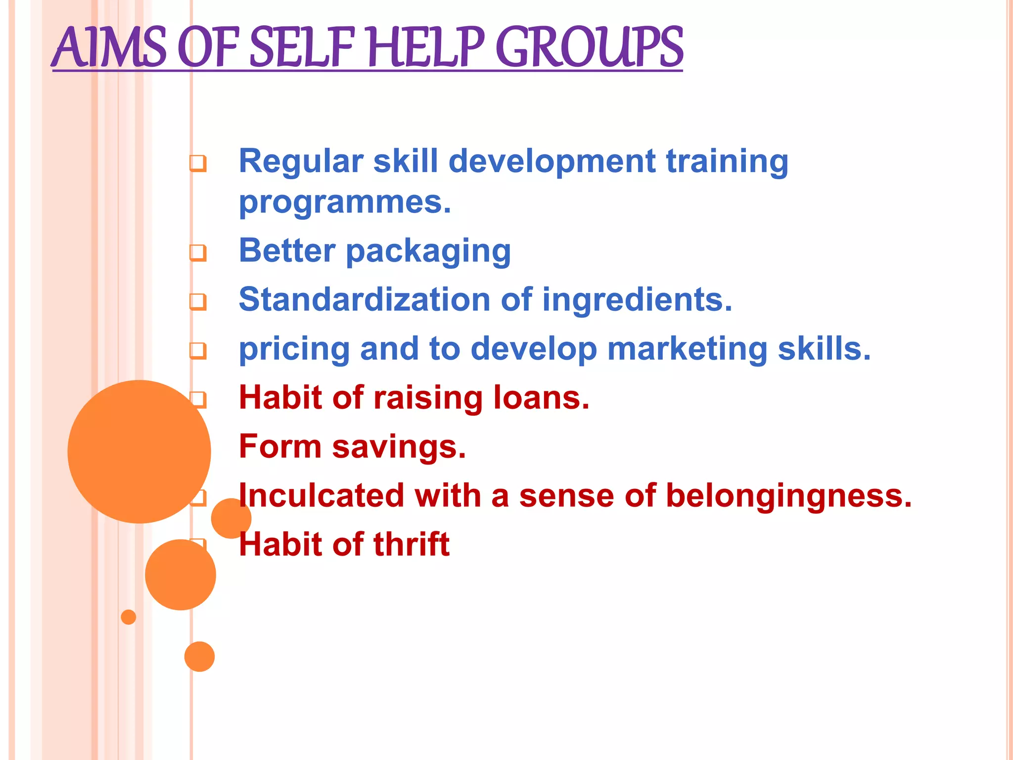 Women empowerment through self help groups | PPTX