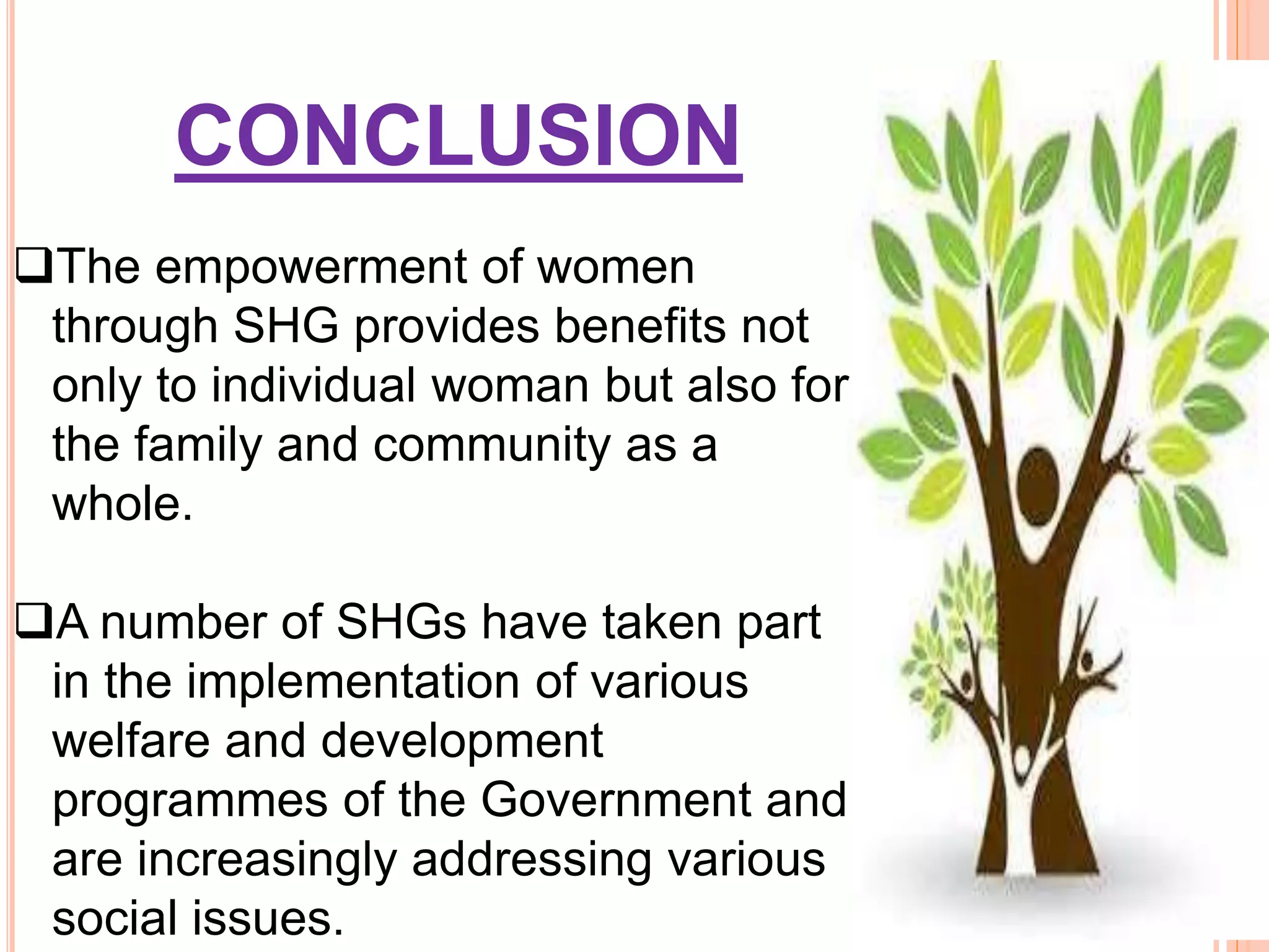 Women empowerment through self help groups | PPTX