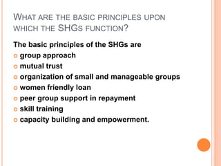 Women empowerment through self help groups | PPTX | Debated Sensitive ...