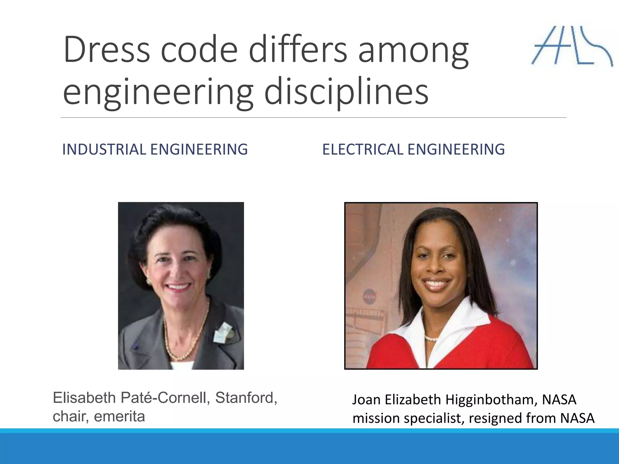 Dress for Success in Engineering - How to dress as women engineers | PPTX