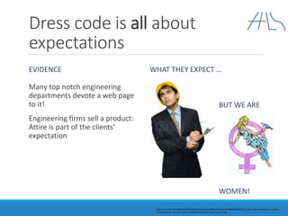 Dress for Success in Engineering - How to dress as women engineers | PPTX
