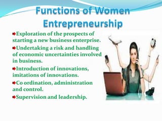 Women entrepreneur | PPT