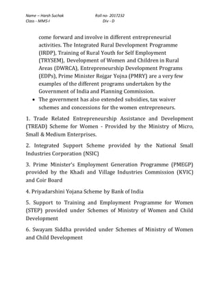 Women entrepreurship | PDF