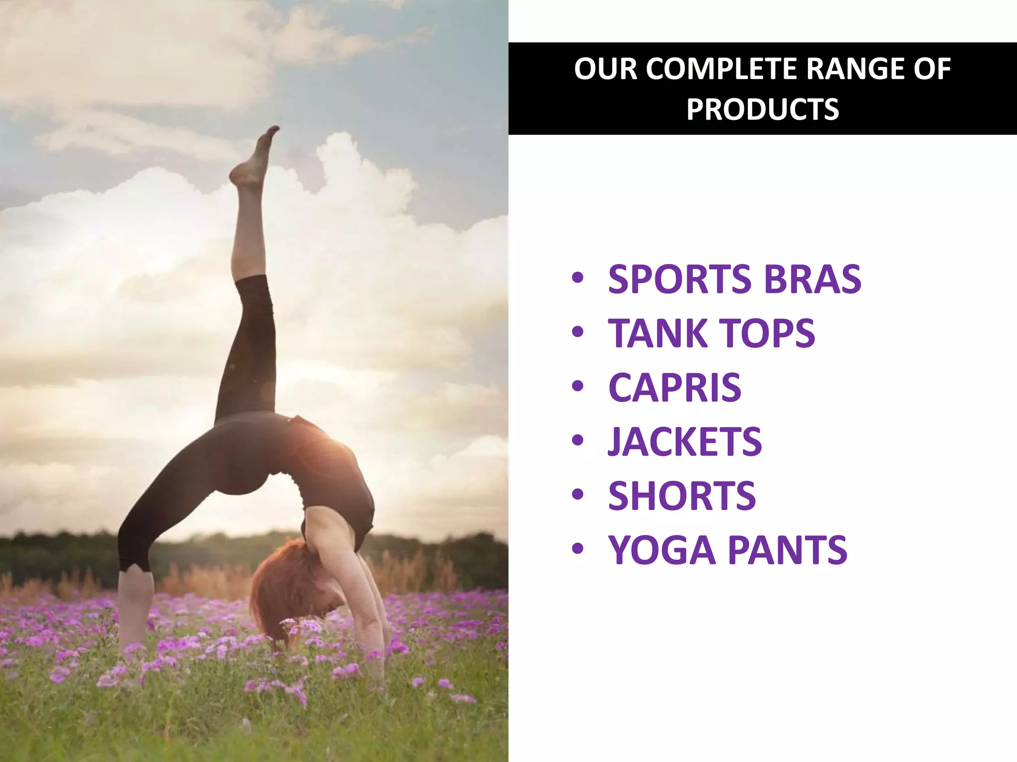 Women fitness wear from the house of alanic | PPT