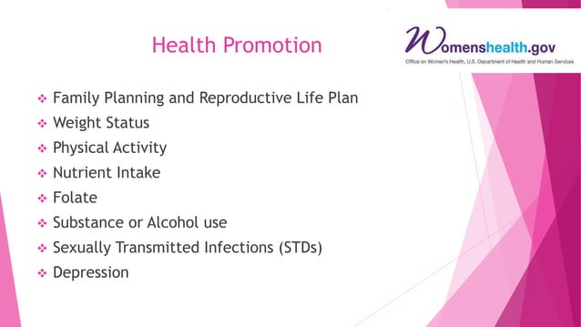Women health presentation | PPTX | Reproductive Health | Diseases and ...