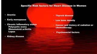 Why Heart Disease is different in women | PPTX