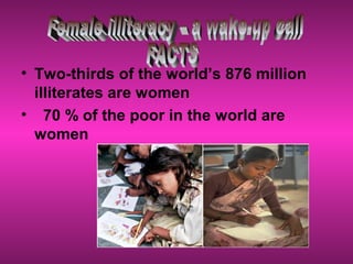 Women illiteracy | PPT