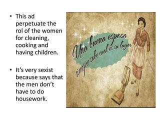 Women in ads3 | PPTX