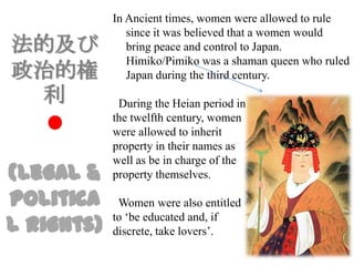 Women in Ancient Japan | PPTX