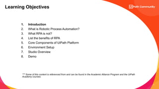 Women in Automation - Introduction to RPA | PPT