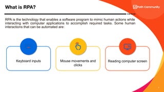 Women in Automation - Introduction to RPA | PPT