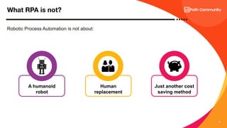 Women in Automation - Introduction to RPA | PPT