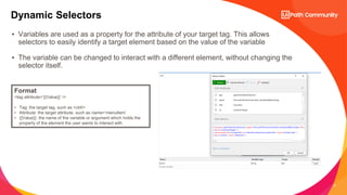 🌺 Women in Automation Program: Become an RPA Developer with UiPath Studio Session 2 | PPT | Free ...