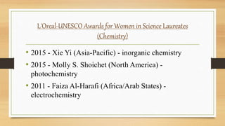 Women in chemistry | PPTX