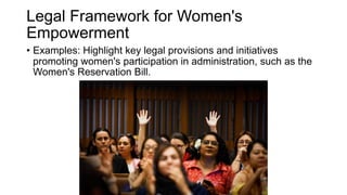 Women Inclusive Administration in India.pptx