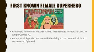 Women in comics | PPTX