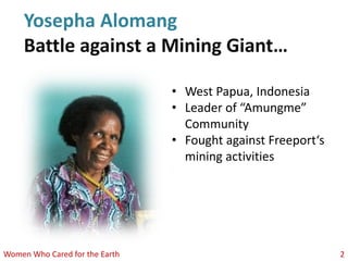 Women in environment pecha kucha | PDF