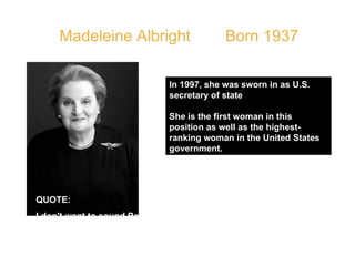 Women In History | PPT