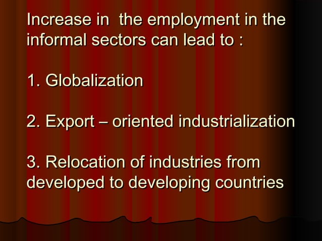 Women in informal sector (2) | PPT