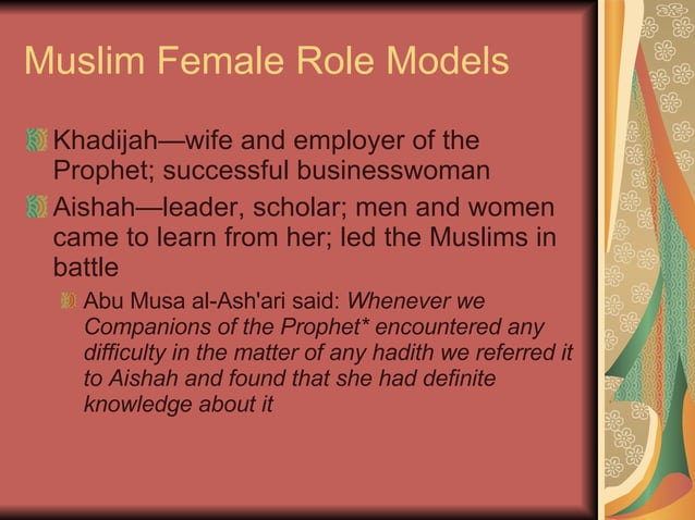 Women In Islam Updated | PPT