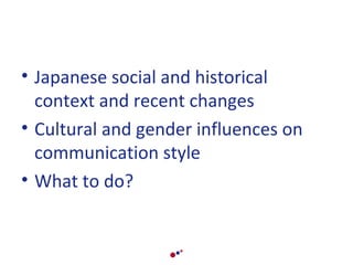 Women in japanese companies | PPT