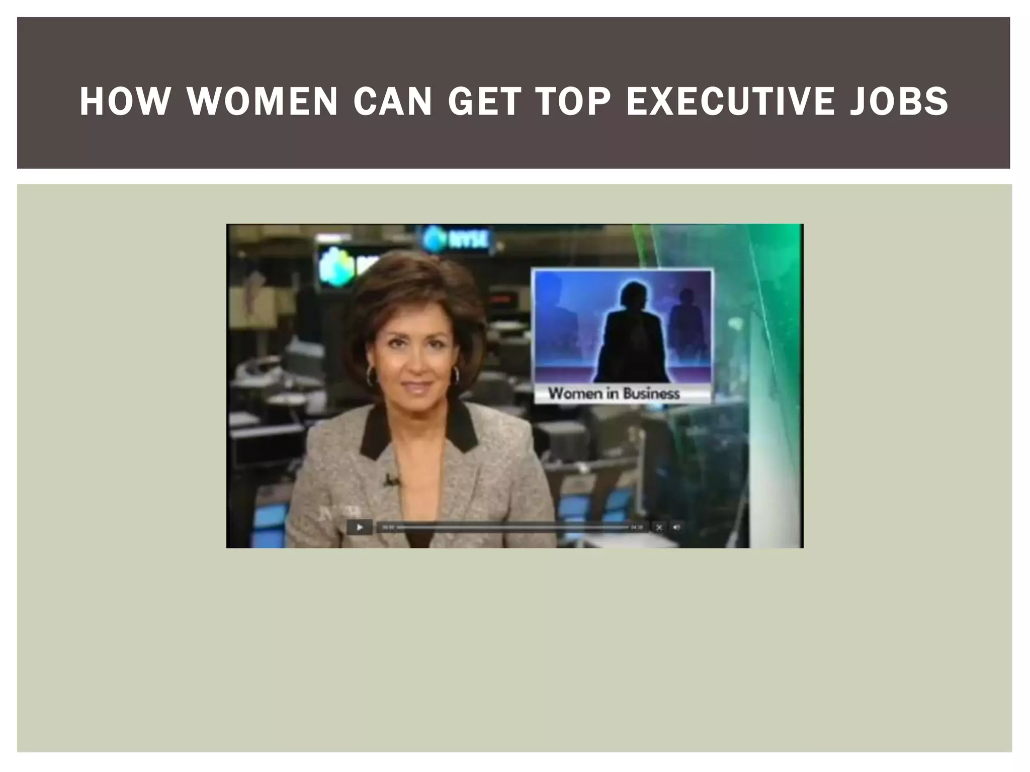 Women in leadership | PPTX | Executive Leadership & Management | Business