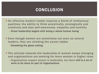 Women in leadership | PPTX