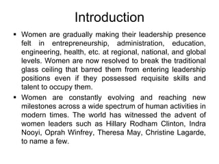 Women in Leadership | PPT