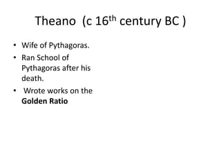 Women in Mathematics | PPTX