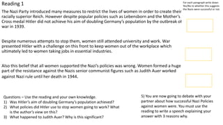 Women in nazi germany | PPTX